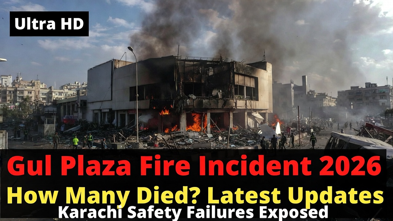 Gul Plaza Karachi Fire 2026: 28 Dead, 81 Missing as 40-Year History ...