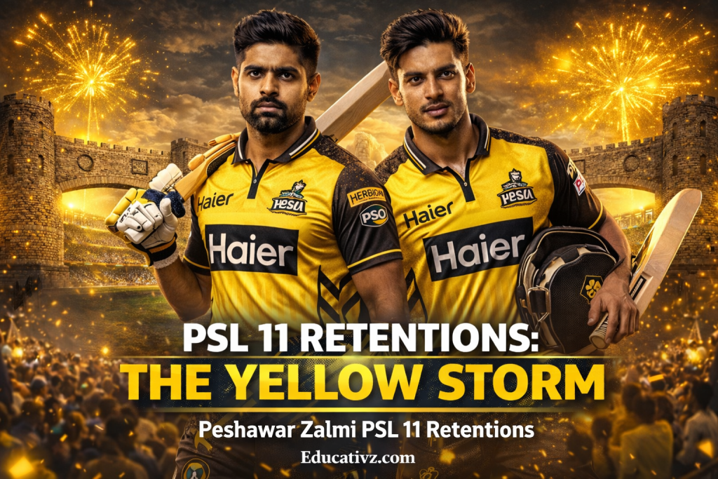 Peshawar Zalmi PSL 11 Retentions List 2026: Babar Azam, Saim Ayub & Big ...