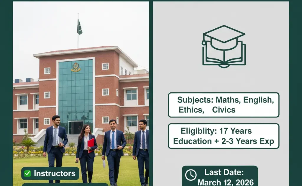 Army Medical Corps Abbottabad Jobs March 2026 | Instructors Apply Now