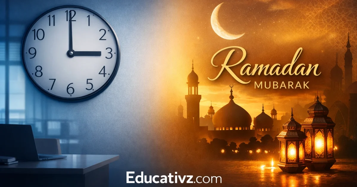 Ramadan Office Timings 2026 in Pakistan: Official Notification for Govt ...