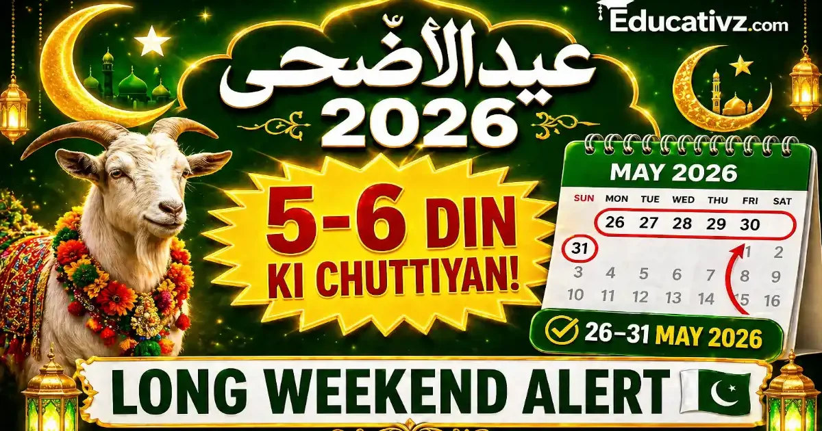 Eid-ul-Adha 2026 Expected Holidays in Pakistan | 5-Days Long Weekend ...