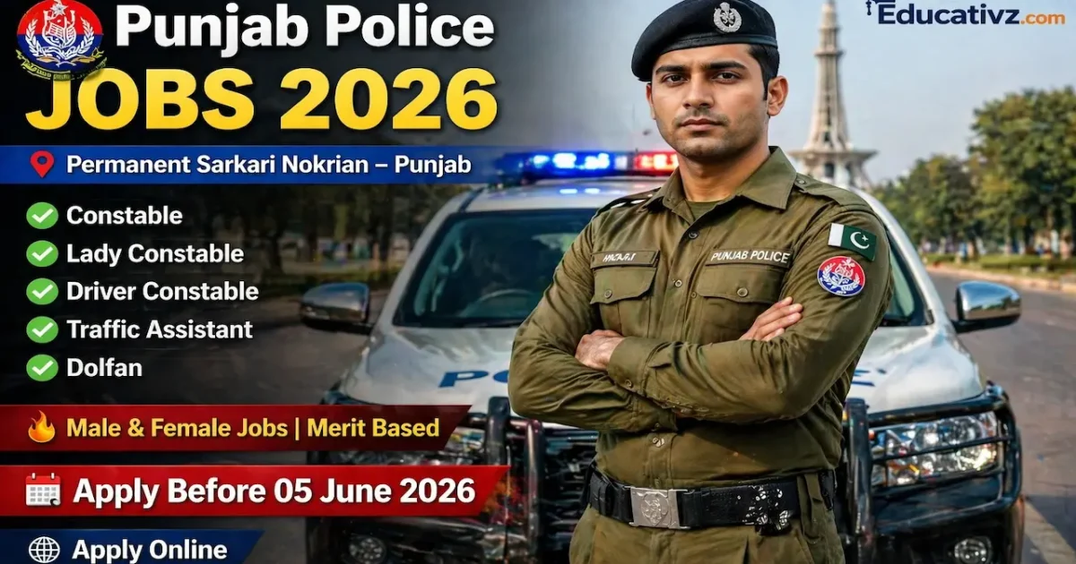 Punjab Police Jobs April 2026: Constable, Lady Constable, Driver ...