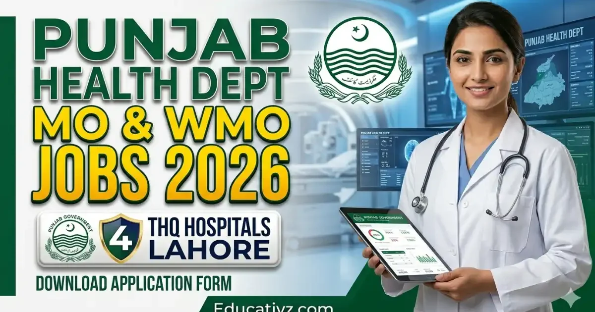 Medical Officer Jobs in Health Department Punjab 2026 | CM Punjab ...