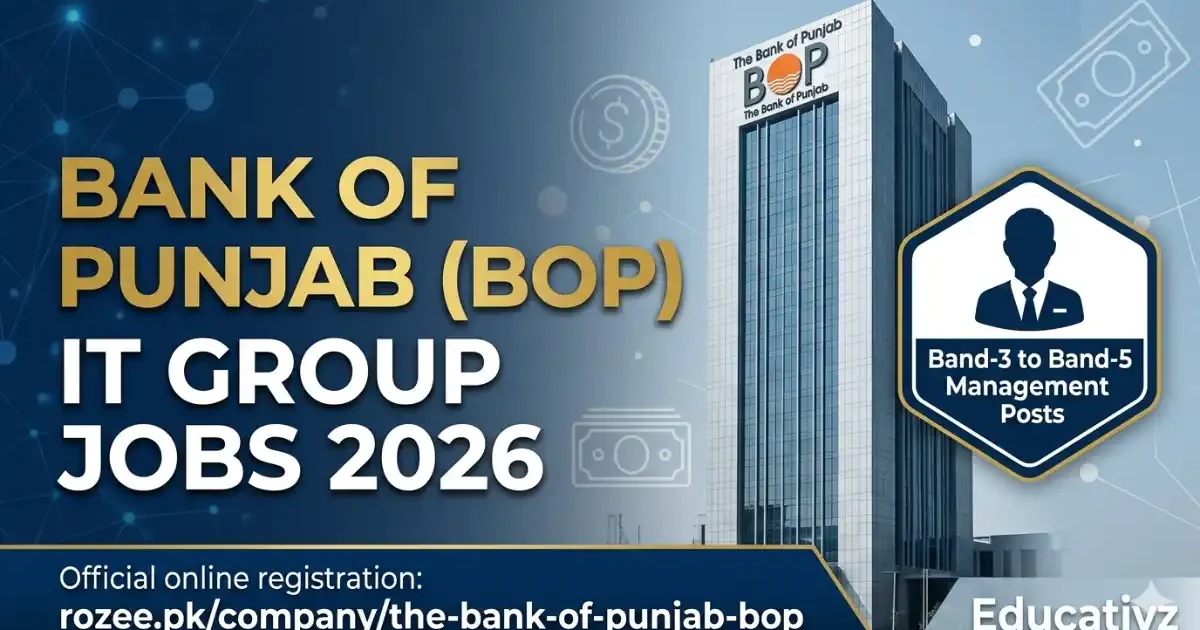Bank of Punjab BOP Rozee.pk Jobs June 2026 Advertisement Online Apply ...