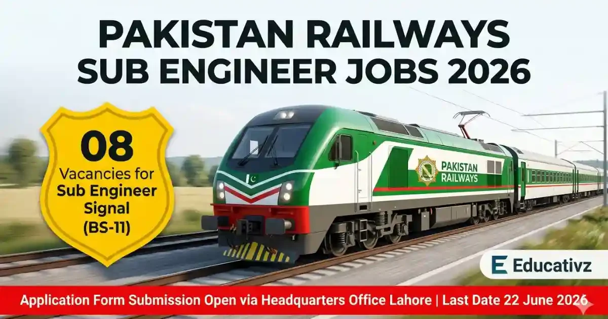 Pakistan Railways Jobs 2026 | Sub Engineer Signal (BS-11) Latest ...