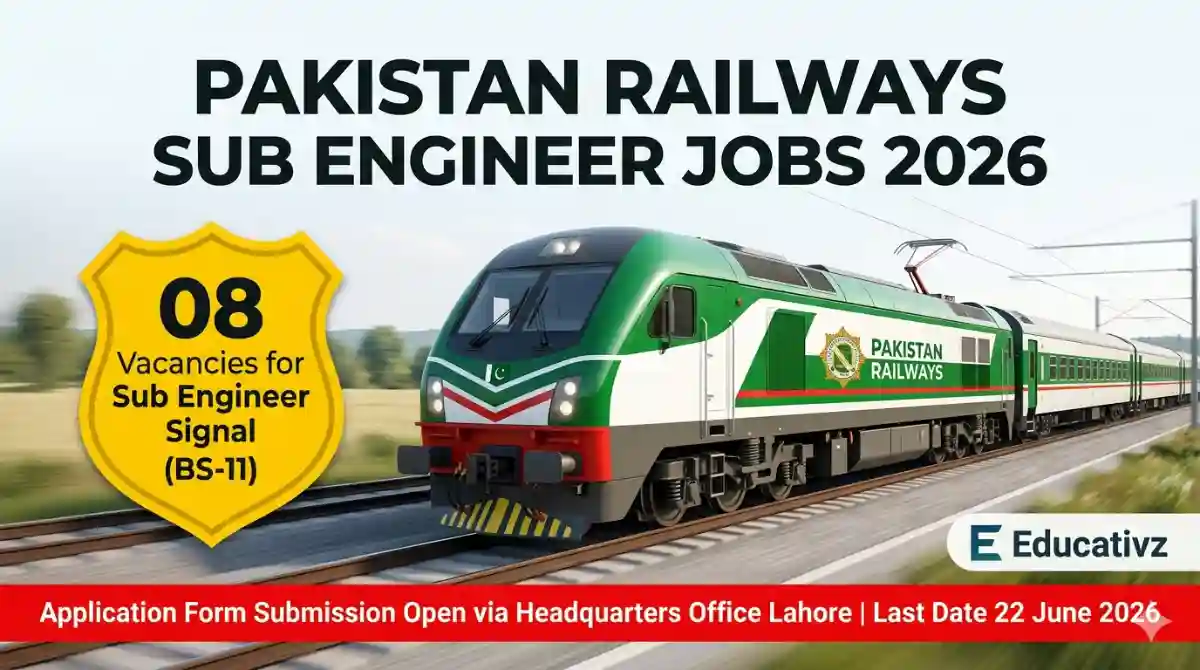 Pakistan Railways Jobs 2026 | Sub Engineer Signal (BS-11) Latest ...